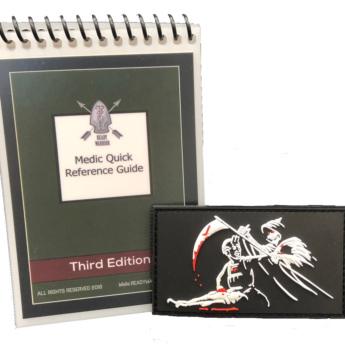 Medic Quick Ref Guide and Denying Death Patch Combo! – Ready Warrior LLC